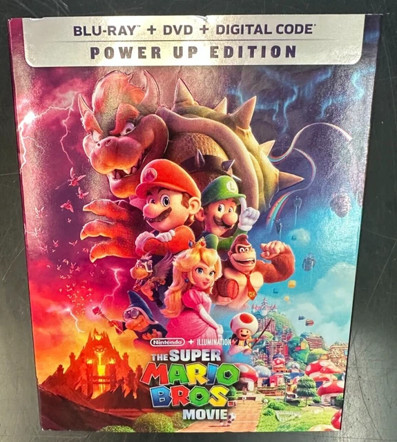 THE SUPER MARIO Bros. Movie (2023) BLU-RAY ONLY + CASE + ARTWORK ...