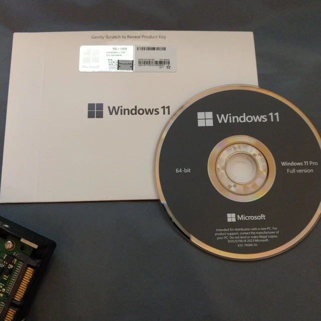 MICROSOFT WINDOWS 1 Pro Dvd 64 Bit (English) With Product Key Brand New ...