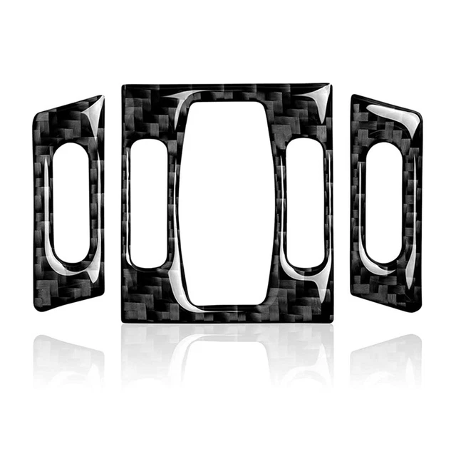 2X(CAR CENTER CONSOLE Condizionatore D'Aria AC Vent Cover Sticker Trim ...