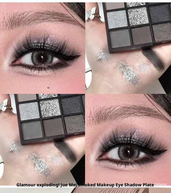 BLACK SWAN 25-COLOR Eyeshadow Palette Mesmerizing Glitter B7K4 H1O2 ...
