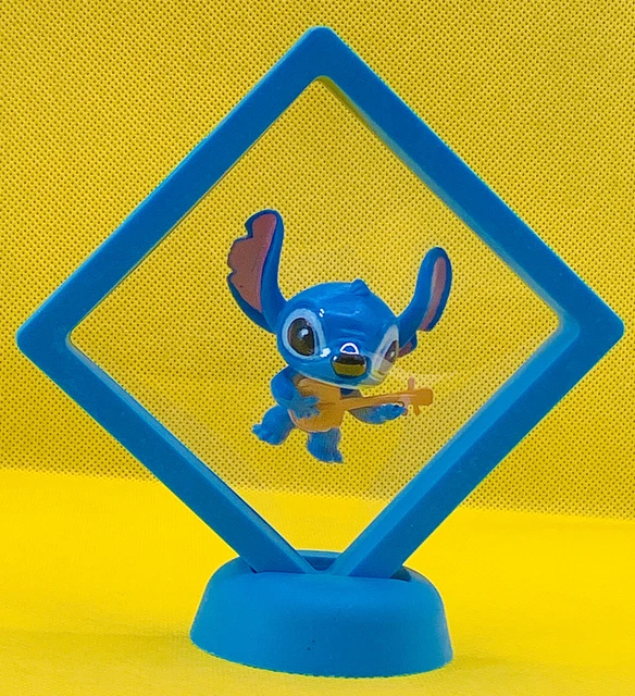 DISNEYS LILO & stitch Character in floating Blue Desk Display frame 9cm ...