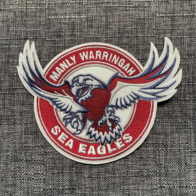 MANLY WARRINGAH SEA EAGLES Rugby League Club Embroidered Patch Badge Iron-On $12.95 - PicClick AU