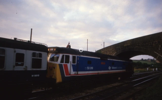 35MM SLIDE BRITISH Railway Br Diesel Class 50 - 50019 At Par 1987 £4.35 ...