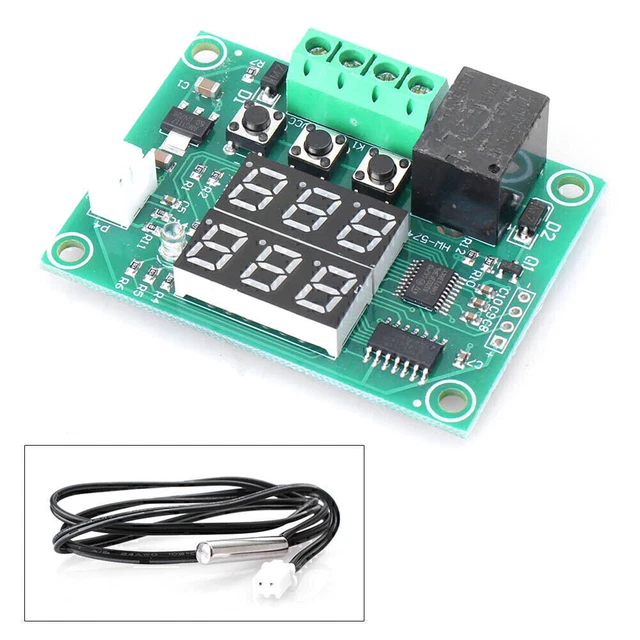 DIGITAL DUAL LED Cycle Timing Delay Timer Relay Module Clock Controller ...