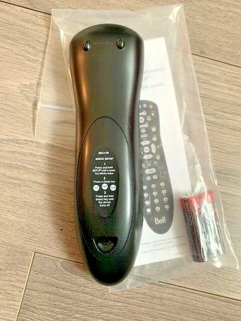 BELL TV FIBE MXv4 IR TV Box Remote Control Brand New With Manual $64.90 ...