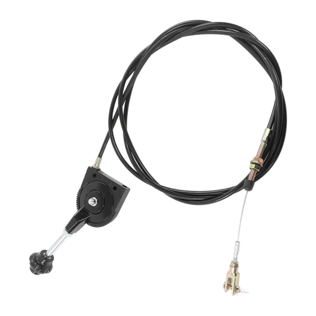 EXCAVATOR THROTTLE CONTROL Cable Replacement Manual Flexible Throttle ...