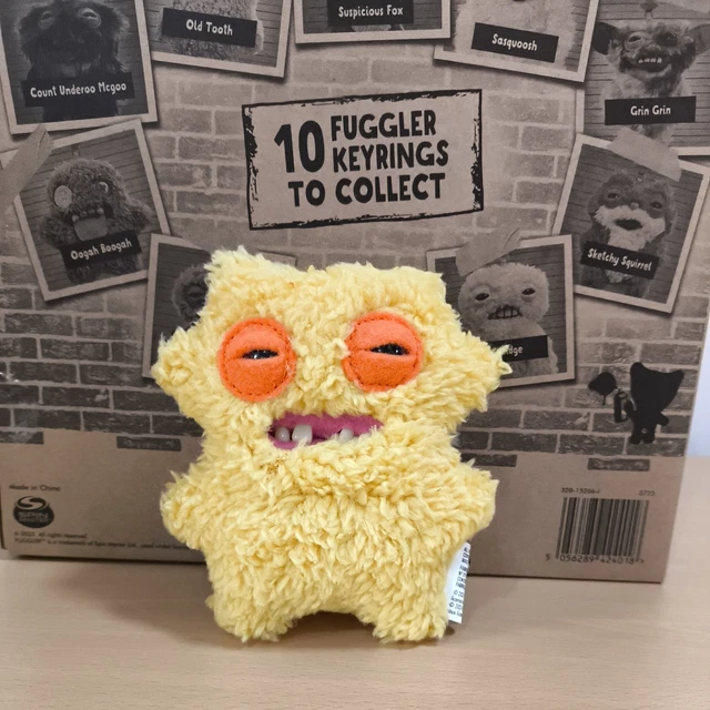 FUGGLER KEYRING SIR Nobynutts - Yellow Funny Ugly Monster Series 5 - by ...