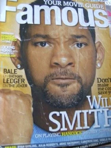 FAMOUS MAGAZINE JULY 2008-Will Smith/Ron Perlman/Amanda Seyfried ...