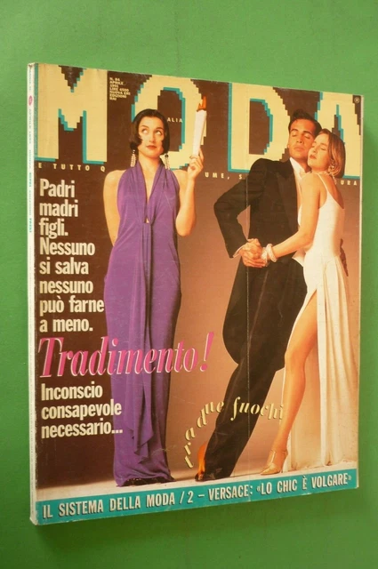 MODA1991 GIANNI VERSACE Helena Christensen+Rodney Grant+Kyle Maclachian ...