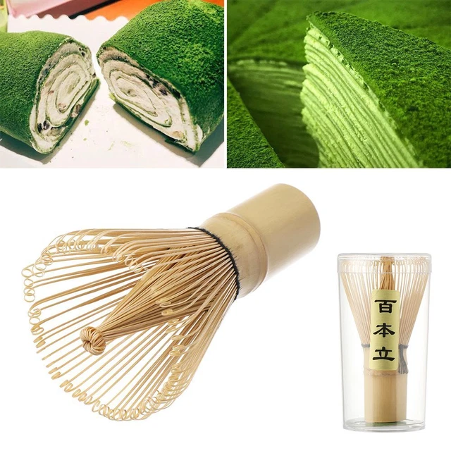 2PCS HOME GRINDER Coffeeware Matcha Powder Whisk Green Tea Bamboo Brush ...