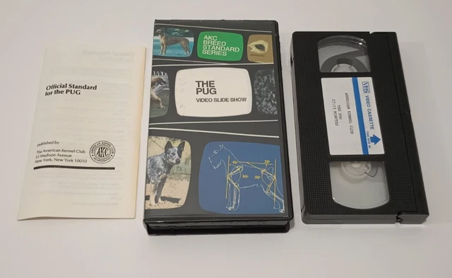 AKC BREED STANDARD Series The Pug Video Slide Show [VHS] £12.43 ...