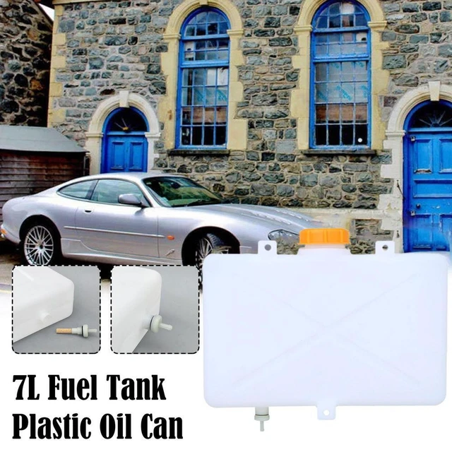 7L PLASTIC FUEL oil petrol tank kit for car truck air diesel parking ...