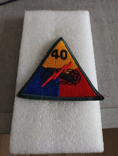 PATCH ARMÉE US 40TH ARMORED DIVISION original EUR 5,00 - PicClick FR