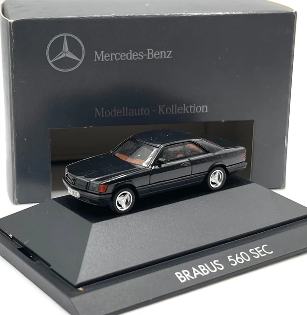 HERPA MERCEDES BENZ 560 SEC Coupe Brabus PC MB Collection OVP, 1:87 ...