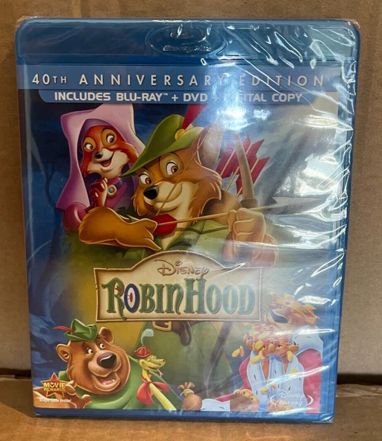 ROBIN HOOD (BLU-RAY/DVD , 1973, 40th Anniversary Edition) Sealed EUR 5 ...