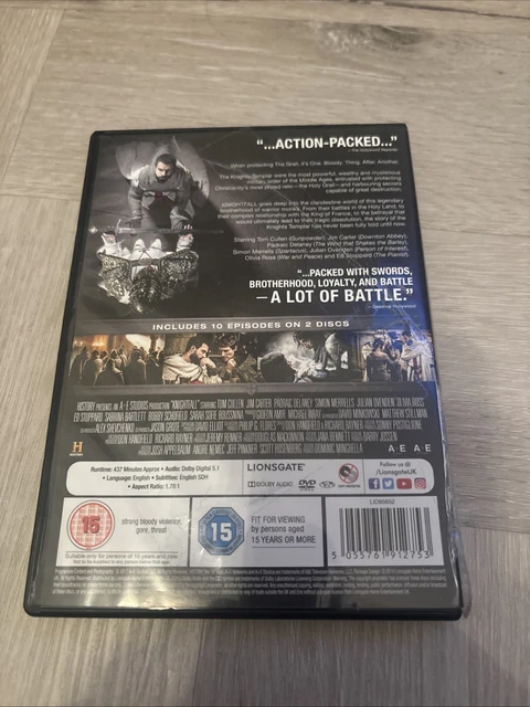 KNIGHTFALL - SEASON 1 (DVD) Tom Cullen Jim Carter Pádraic Delaney Simon ...