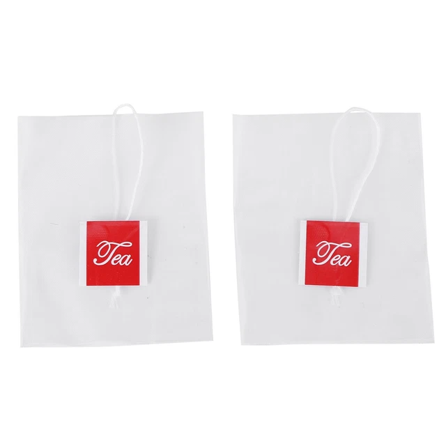 2X(1000PCS5.5 X 7CM Pyramid Tea Bag Nylon Tea Bag Single String ...