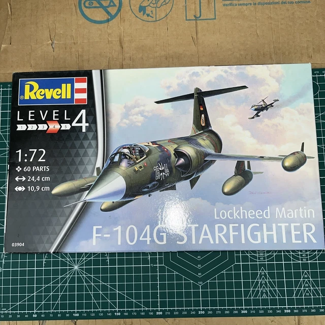 REVELL 1:72 SCALE Lockheed Martin F-104G Starfighter . Kit No 03904 £14 ...