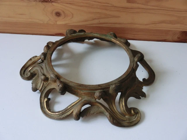 ANCIEN GRAND SOCLE En Bronze Pour Statue Ou Lampe EUR 45,00 - PicClick FR