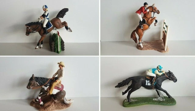 SCHLEICH RIDER SET Jump Rodeo Western Dressage Horse Various Rarities £ ...