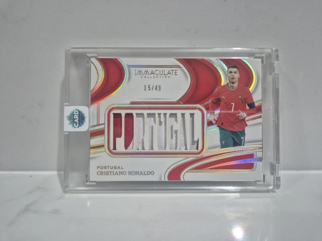 CRISTIANO RONALDO IMMACULATE 2024/25 Patch Portugal 15/49 Rare Card #JT ...