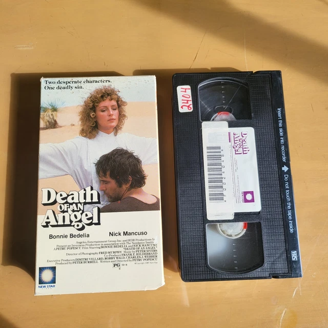 DEATH OF AN Angel 1986 VHS Bonnie Bedelia Nick Mancuso Krimi-Thriller ...