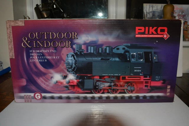 PIKO 37201 BR80 Industrial Steam Locomotive Green G Gauge Garden ...