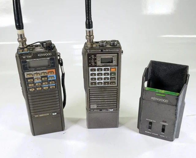 KENWOOD TR-2600A AND TR-2500 Handheld HT Transceiver Radios Untested ...