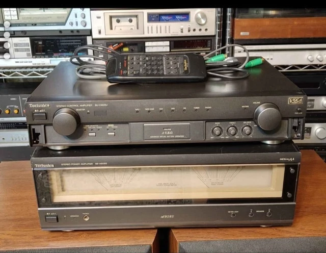 HIGH END TECHNICS SE-A909S / SU-C909U Power/Pre Amplifier HiFi Separate ...