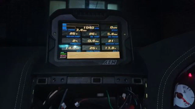 NISSAN SKYLINE R34 RHD MFD Dash Mount Recessed for the AEM CD7 / Emtron ...