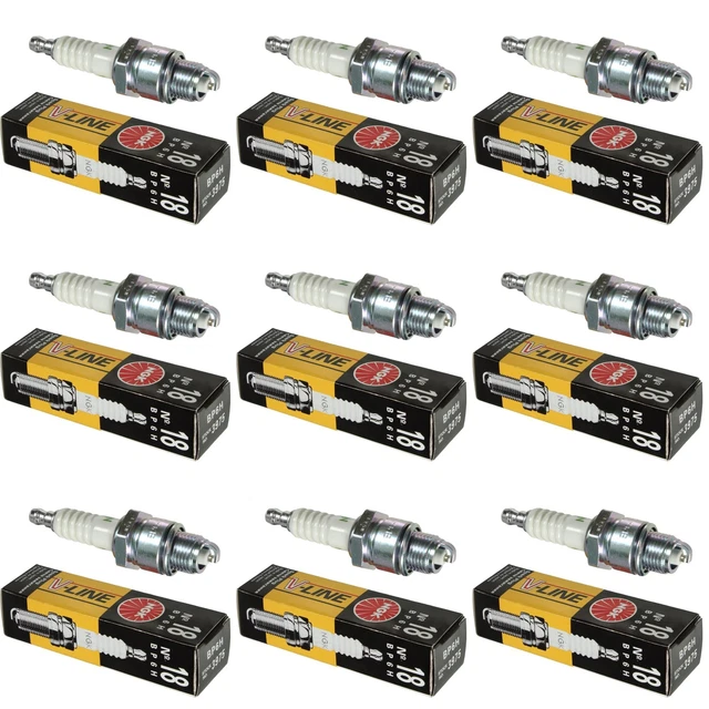 9X ORIGINAL NGK Bougie 3975 V-Line 18 Type BP6HS Allumage Bougie EUR 45 ...