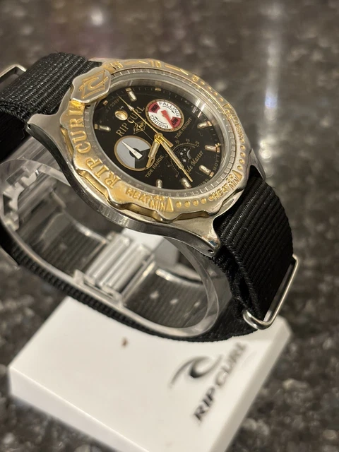 RIP CURL VINTAGE “ATS Tidemaster” Mens Quartz Watch £157.58 - PicClick UK