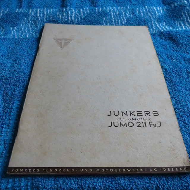 RARE : MOTEUR D'AVION JUNKERS JUMO 211 F u- J, avec panneaux ...