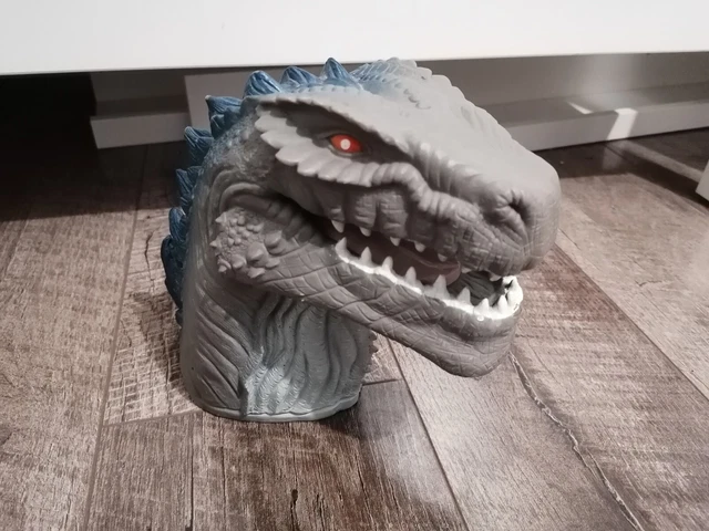 VINTAGE GODZILLA TOHO 98 Figure Head Hand-Puppet Dinosaur Toy £14.99 ...
