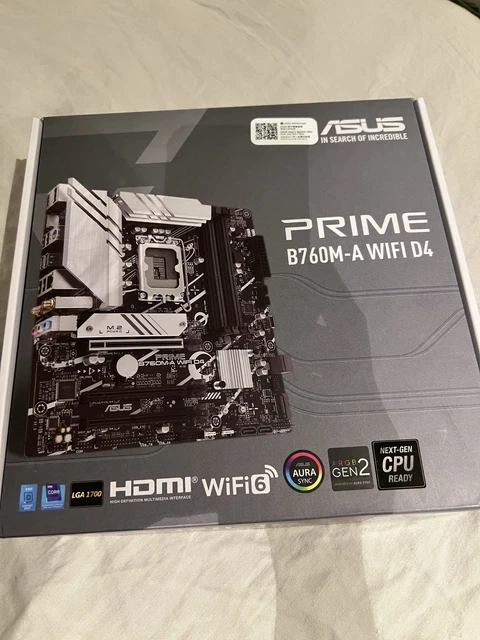 ASUS PRIME B760M-A Motherboard for D4 WiFi £125.50 - PicClick UK