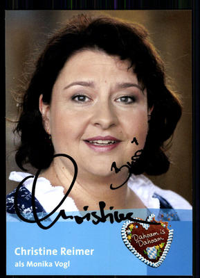 CHRISTINE REIMER DAHOAM is dahoam AUTOGRAFO MAPPA ORIGINALE FIRMATO ...