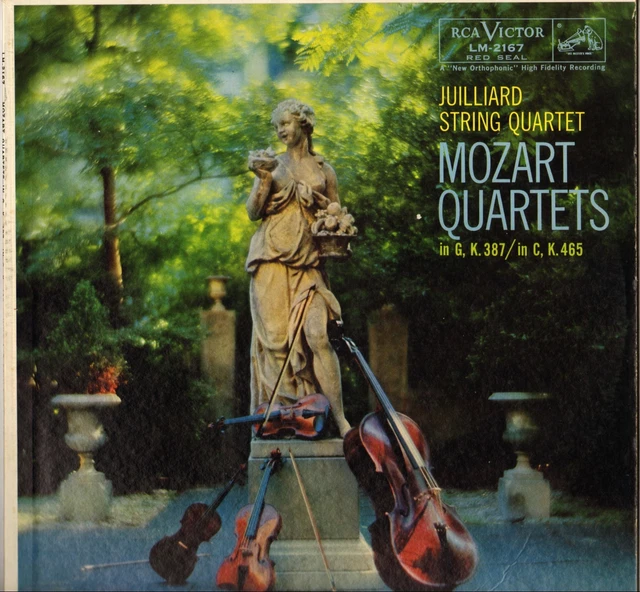 JUILLIARD STRING QUARTET, Mozart Quartets 50'S Lp Rca Victor 2167 EUR 12,00 - PicClick FR