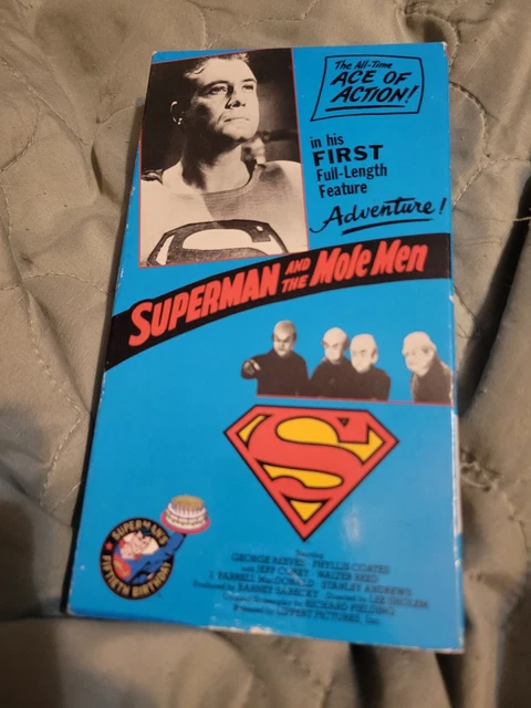 SUPERHERO VHS LOT Superman And The Mole Men Flash Gordon Boxset VHS £18 ...