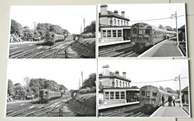 4 OF J.H.ASTON photo prints of NORBITON station etc – 1959 – job lot £9 ...
