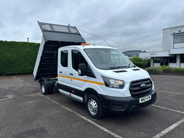 2021 FORD TRANSIT Double Cab Tipper 2.0 350 EcoBlue RWD Euro 6 ULEZ ...