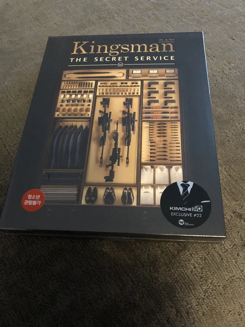 KINGSMAN: THE SECRET Service BLU-RAY Steelbook - Full Slip / kimchiDVD ...