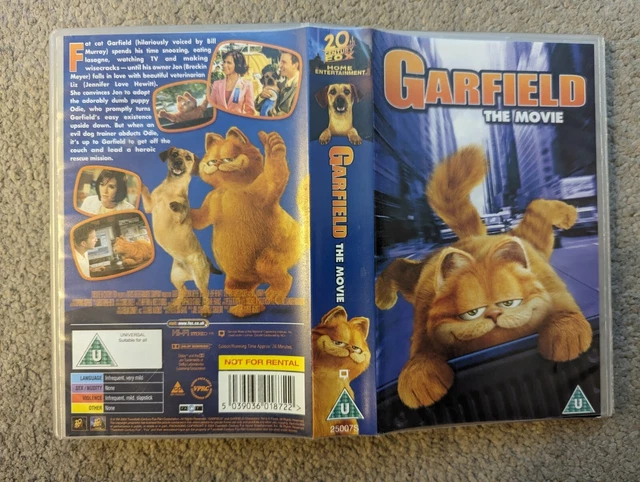 GARFIELD THE MOVIE VHS Video PAL £3.99 - PicClick UK
