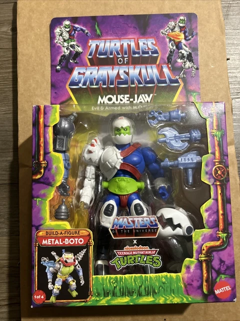MATTEL MASTERS OF The Universe x TMNT Turtles Of Grayskull Mouse ...
