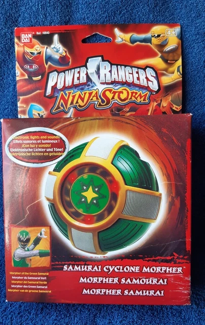 POWER RANGERS NINJA Storm Green Samurai Cyclone MORPHER - BRAND NEW ...