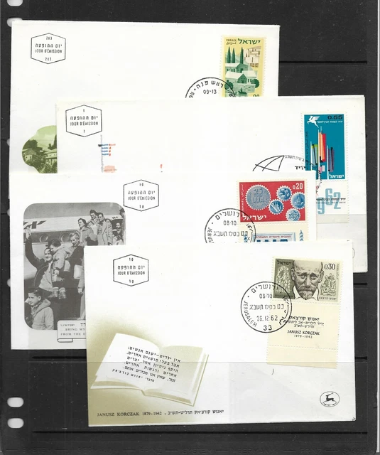 ISRAEL SOBRES PRIMER Día de Circulación del año 1962 (EY-280) EUR 2,55 ...