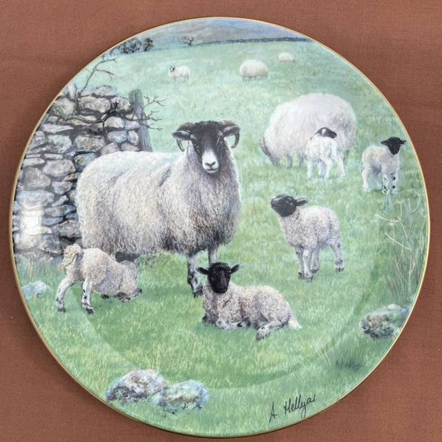 BORDER FINE ARTS James Herriot Decorative Plate Spring Lambing £17.95 ...