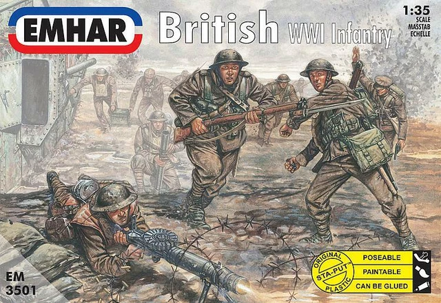 EMHAR EM3501 - 1/35 WWI Britische Infanterie - Neu EUR 15,39 - PicClick DE