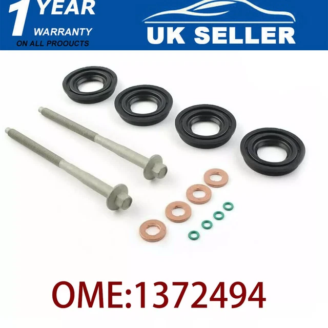 FOR FORD TRANSIT MK7 2.2 TDCi DIESEL INJECTOR SEAL KIT + INJECTOR CLAMP ...
