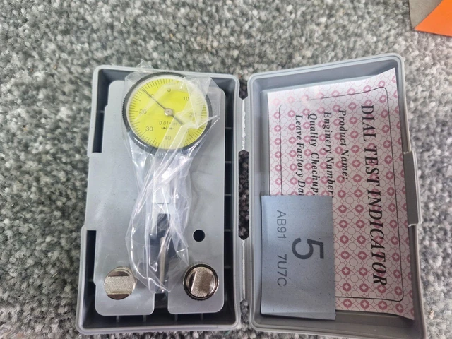 NEW DTI DIAL Test Indicator Clock Gauge Precision Measuring 0.01mm Tool ...