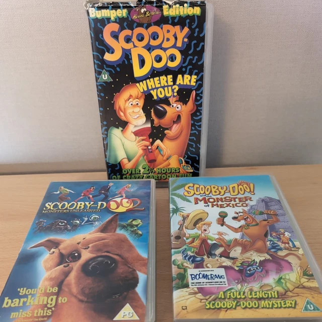 SCOOBY DOO WHERE Are You Bumper VHS,Scooby Doo 2 & Monsters Of Mexico ...